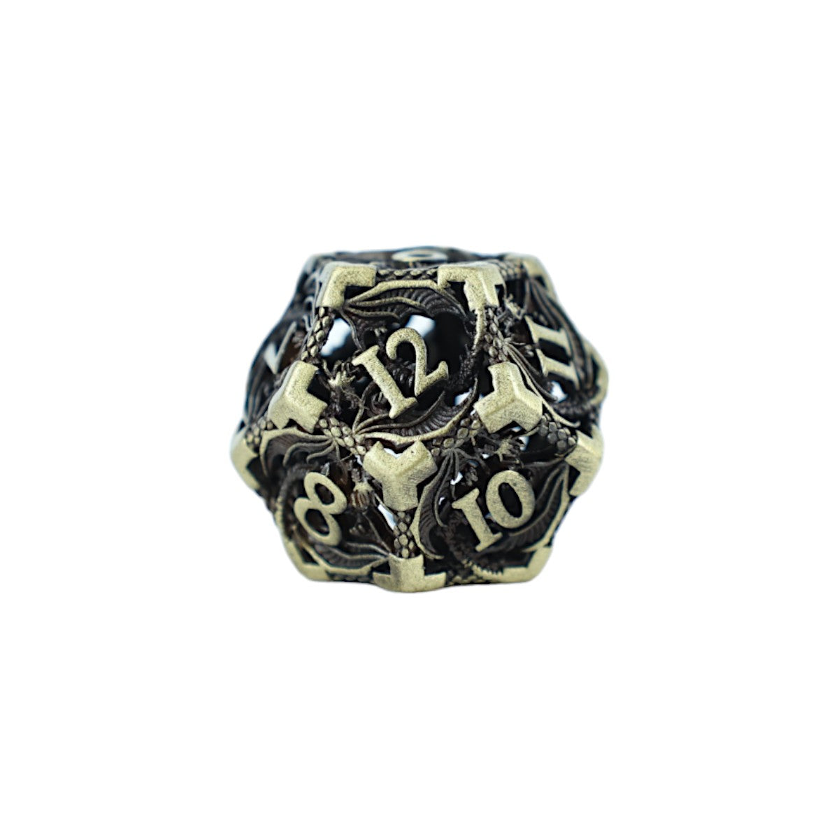 Hollow Dragon Tarnished Gold - Metal RPG Dice Set (LPG) – Vault Games