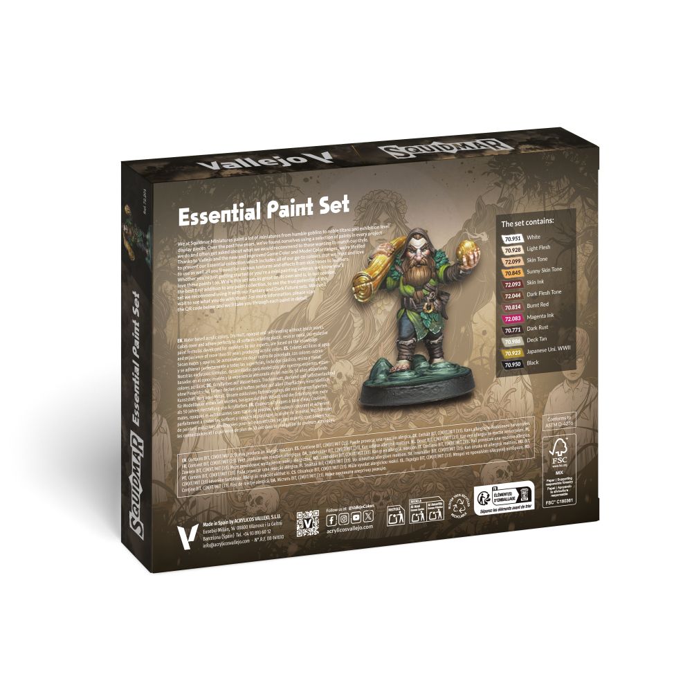 Essential Vallejo Game Colour Paint Set - Squidmar Miniatures – Vault Games