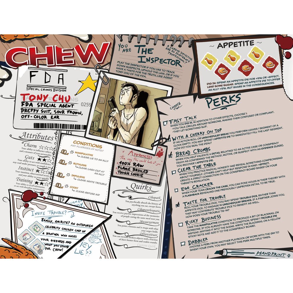 CHEW: Character Menus – Vault Games
