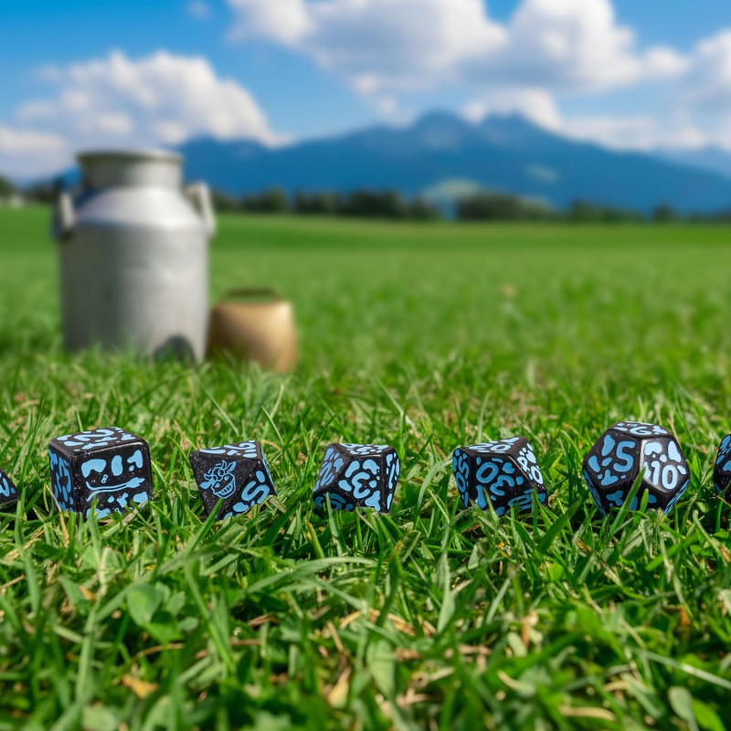 Cow Dice Set - MOOlissa (7) – Vault Games