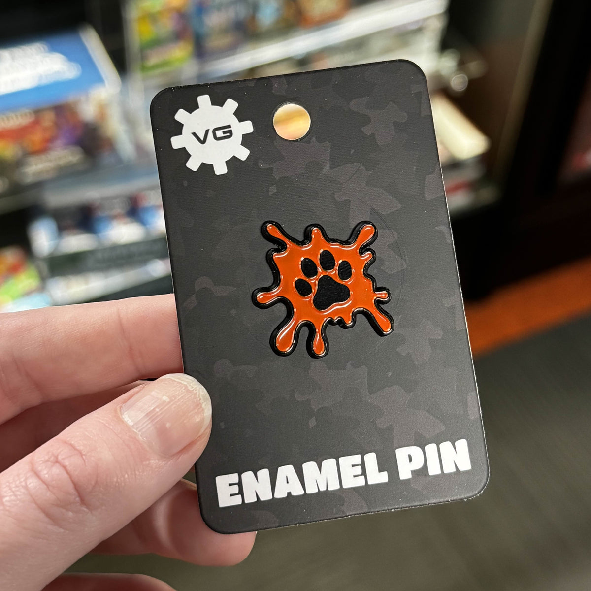 Enamel Pin - Pet Paint Splatter – Vault Games