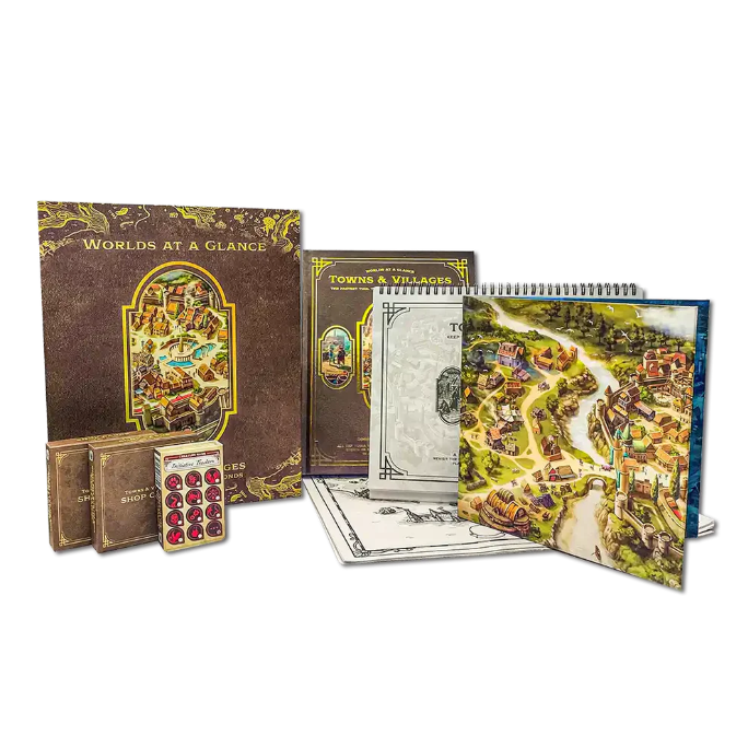 Towns & Villages Box Set - Worlds at a Glance – Vault Games