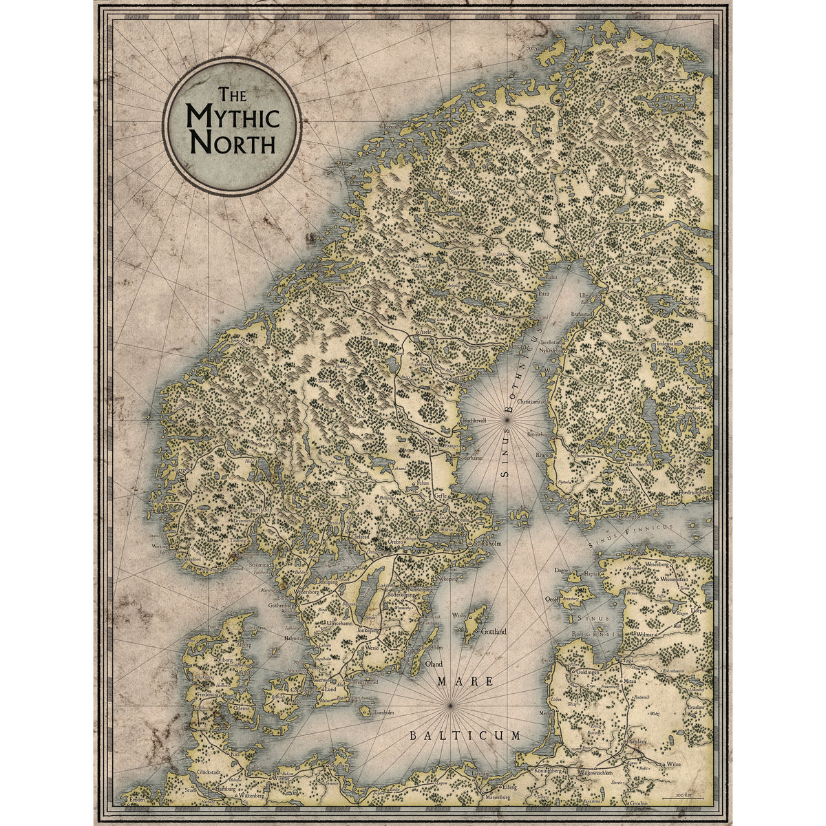 Vaesen - Nordic Horror Roleplaying GM Screen and Map – Vault Games